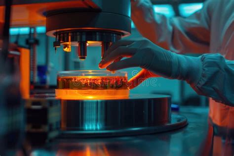 A Scientist Examining A Sample Under A Microscope Stock Illustration Illustration Of