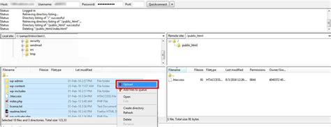 how to move wordpress from localhost to live server