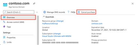 buy and configure an app service domain azure app service microsoft