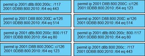 Drag And Drop The Addresses From The Left Onto The Correct Ipv6 Filter Purposes On The Right