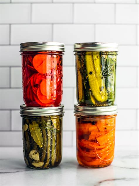 Quick Pickled Vegetables Four Ways Killing Thyme