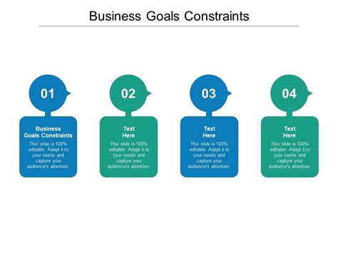 business goals constraints ppt powerpoint presentation ideas outfit cpb