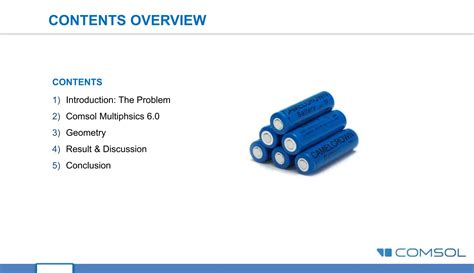 Lithium Ion Battery Characteristics Simulation On Comsolpptx
