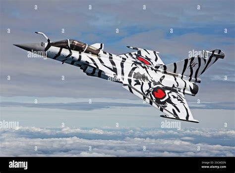 A French Navy Dassault Rafale In Flight During An Air To Air Photo