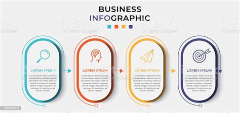 최소한의 비즈니스 인포그래픽 템플릿입니다 4단계 옵션 및 마케팅 아이콘이 있는 타임라인 0명에 대한 스톡 벡터 아트 및 기타 이미지 0명 4 개념 Istock
