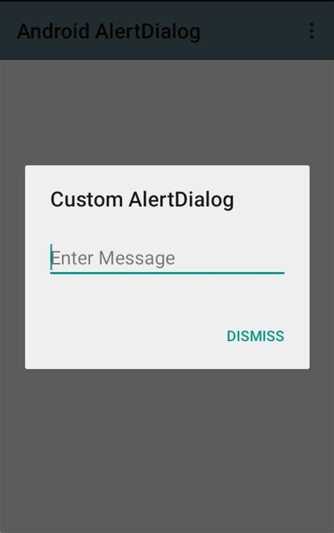Create Custom Android AlertDialog Android Custom Create