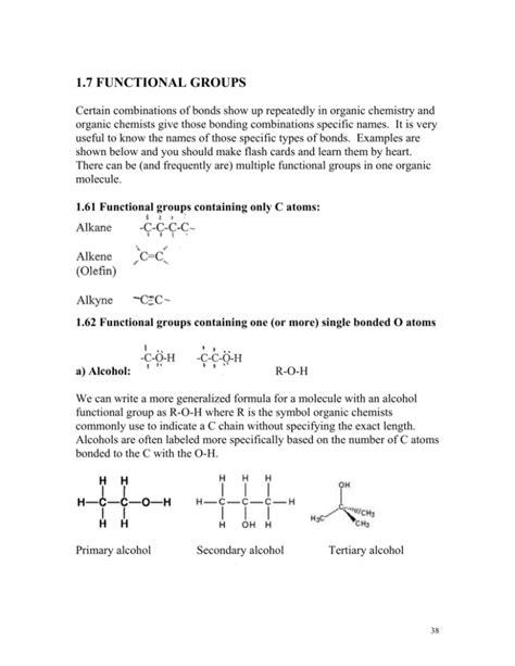 17 Functional Groups