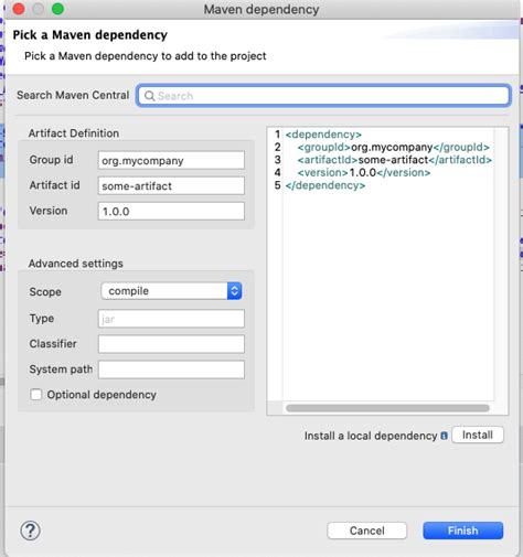 Installing Libraries And Connector Manually Into Maven Local Repository