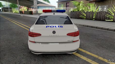 Volkswagen Passat 380 Tsi Turkish Police Para Gta San Andreas