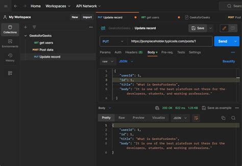 How To Send Different Types Of Requests GET POST PUT DELETE In Postman GeeksforGeeks