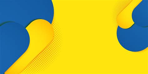 파란색과 노란색 배경에 하프톤 요소가 있습니다 추상적 인 배경 벡터 일러스트 레이 션 디자인 및 벡터 추상적 인 배경 텍스처 판매 배너 템플릿 0명에 대한 스톡 벡터 아트