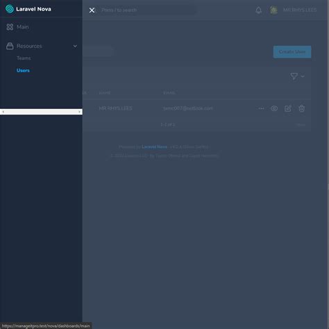 Responsive Sidebar Shows Horizontal Scrollbar Issue Laravel Nova Issues GitHub