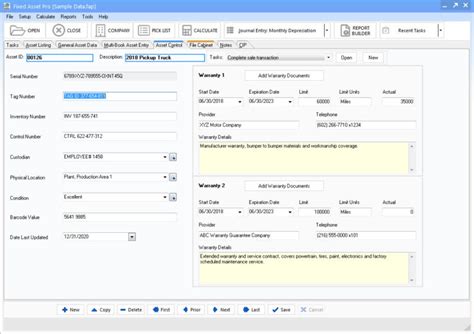 Fixed Asset Pro Moneysoft® Calculate Asset Depreciation Fast