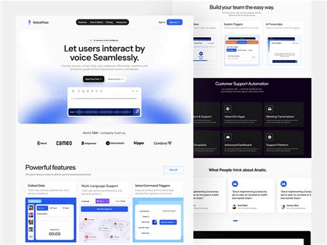 Voiceflow Ai Voice Assistant And Transcription Platform By Wolfpixel Ui