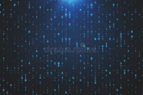 Creative Binary Code Backdrop Stock Illustration Illustration Of