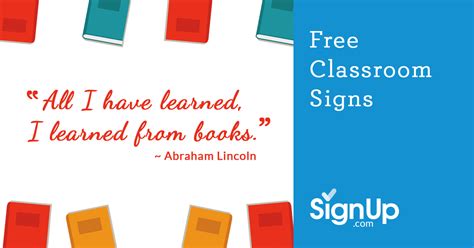 Printable Classroom Management Signs