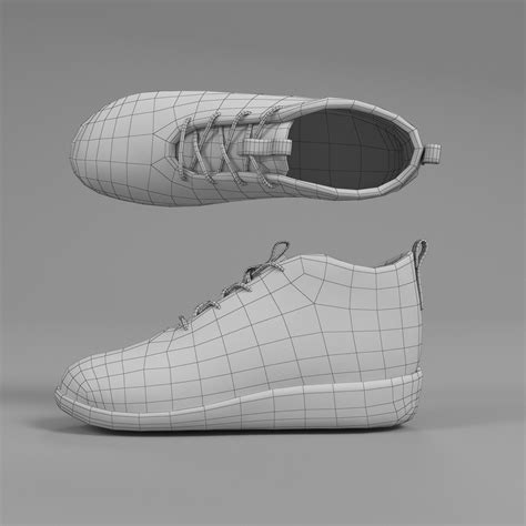 Artstation Shoes Pbr Lowpoly Max Fbx Resources