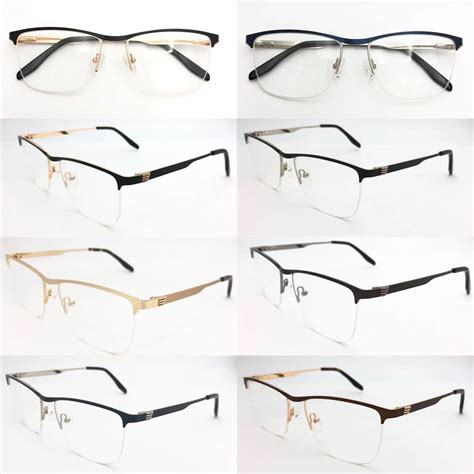 Stainless Steel Gafas Eyeglasses Spectacle Frames For Man Classical