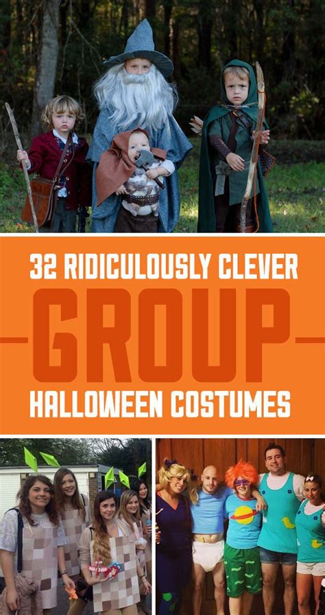 We Ranked The Most Hilarious And Clever Group Halloween Costumes For