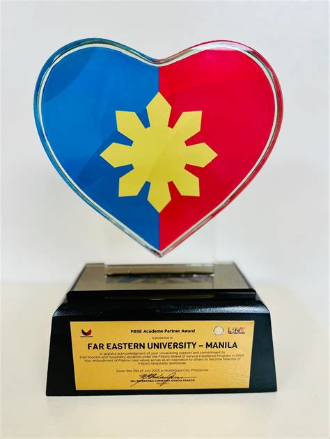 Ithm Receives Award From Dot • Far Eastern University