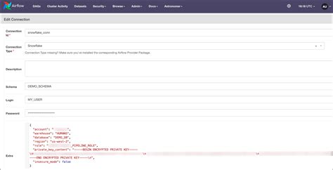 Create A Snowflake Connection In Airflow Astronomer Documentation