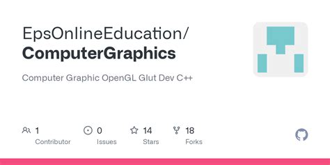 Github Epsonlineeducation Computergraphics Computer Graphic Opengl Glut Dev C