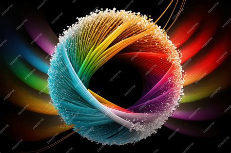 Premium Photo Fiber Optic Cable Internet Connection