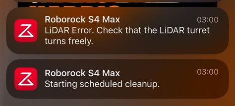 Lidar Problem Rroborock