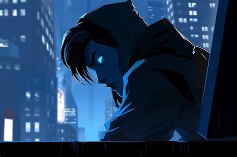 A Silhouette Of A Hacker Behind A Computer Representing Cybersecurity Threats And Digital