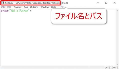 【初心者向け】idleを使ってpythonプログラムを作成して実行する一連の流れ 隣it
