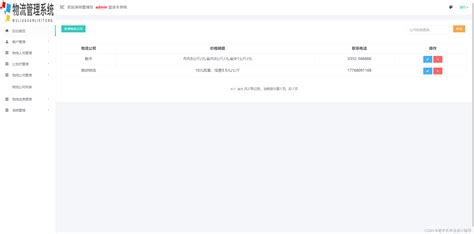 Javaweb基于ssm的物流管理系统 源码 Csdn博客