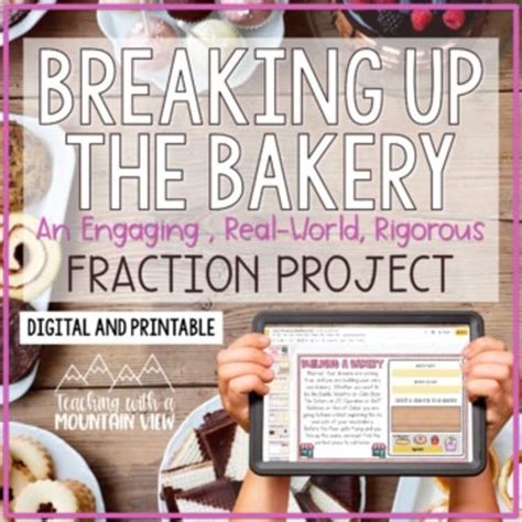 Fractions Math Project Fraction Skills Real World Activities Tpt