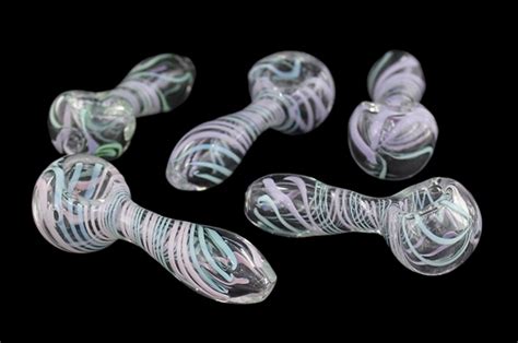 10ct 3″ Swirl Spoon Hand Pipe Assortment 4 Aces Wholesale