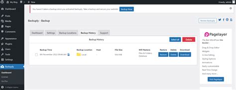 How To Migrate Your Wordpress Site From Local Folder Backuply