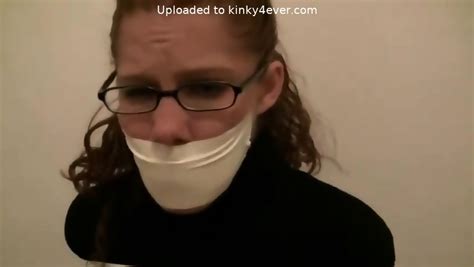 Stacie Microfoam Gagged White Tape Wrapped Eporner