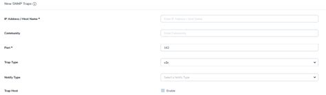 Configure The SNMP Server And Notification Destinations