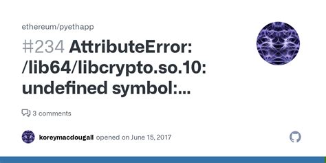 attributeerror lib64 libcrypto so 10 undefined symbol evp cipher