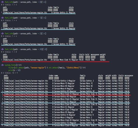 `system fonts` and `font info` giving inconsistent info · issue 101
