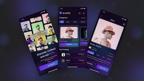 Nfts Ui Mobie App Design By Do Thang On Dribbble