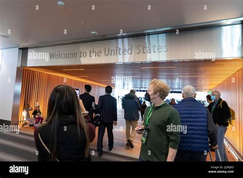 Seatac Washington Usa 9th April 2022 A “welcome To The United