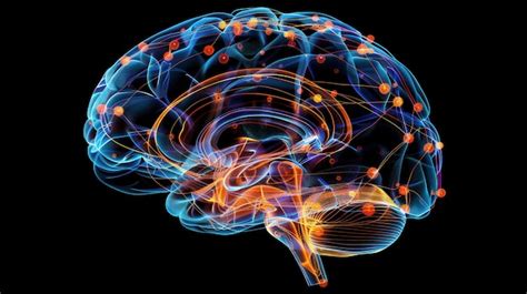 Premium Photo A Detailed Illustration Of A Brain With Highlighted