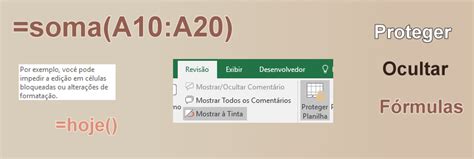 ocultar e proteger fórmulas da planilha tudo excel