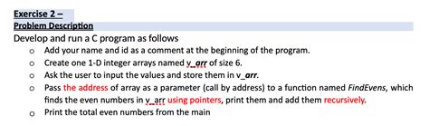 Solved O Exercise 2 Problem Description Develop And Run A