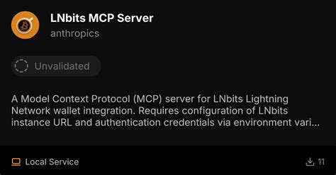 Lnbits Mcp Server Mcp Servers · Lobehub