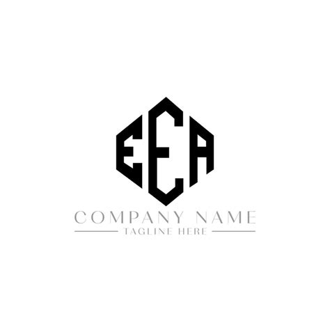 Eea Letter Logo Design With Polygon Shape Eea Polygon And Cube Shape