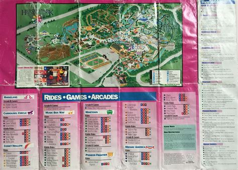 Hersheypark Summer Maps 1983 2019 The Amusement Parkives