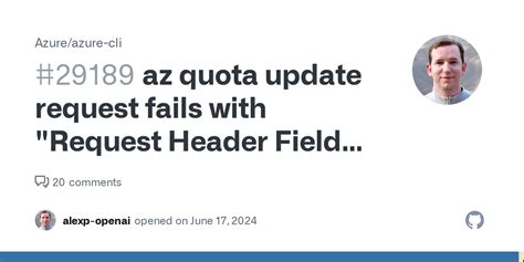 Az Quota Update Request Fails With Request Header Fields Too Large