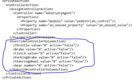 openscenario pedestrian control overridecontrollervalueaction · issue