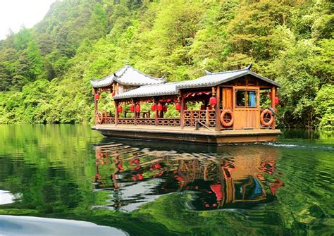 Wulingyuan National Park Map Town Andscenic Area