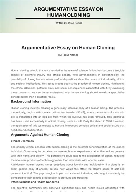 Free Argumentative Essay Templates Editable And Printable